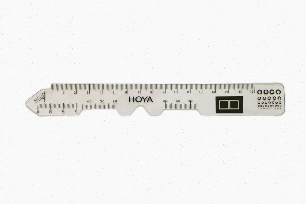 Линейка HOYA гибкая офтальмологическая для определения межзрачкового ...