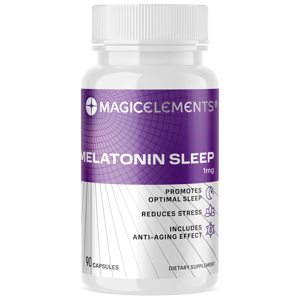 Мелатонин для улучшения сна 1 мг Magic Elements Melatonin Sleep, 90 ...