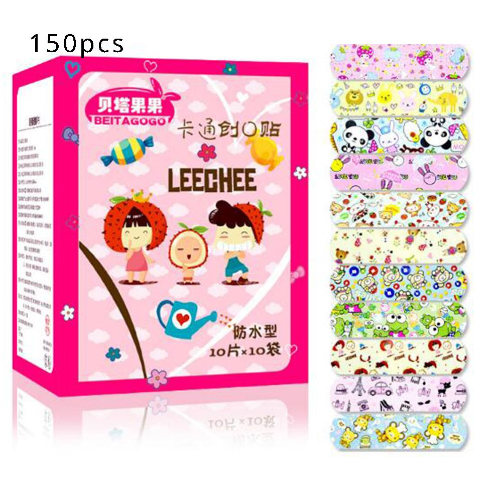 150 шт./лот, милые детские повседневные пластыри для ран с героями ...