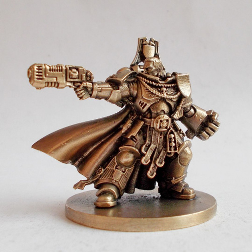 Миниатюра "Primaris Capitan with Power Fist" Warhammer 40000 /Бронза ...