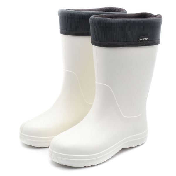 Сапоги резиновые Женский Nordman белый EVA Без застёжки Демисезон Высокая модель купить c ...