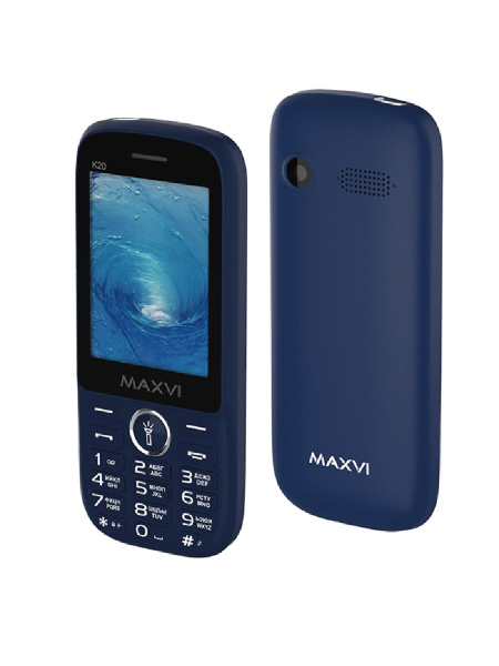 Телефон мобильный MAXVI K20 Blue купить на OZON по низкой цене (1752991500)