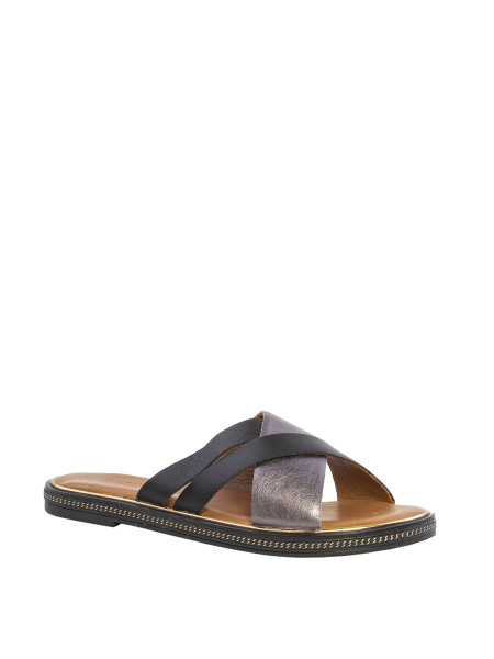 Шлепанцы Женский Milana, размер 36 Натуральная кожа Открытый нос, Мягкая стелька 6 Без застёжки ...