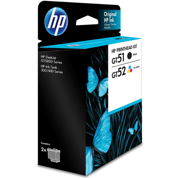 Печатающая головка HP 3JB06AA (GT52 Color + GT51 Black) 2в1 цветная и ...