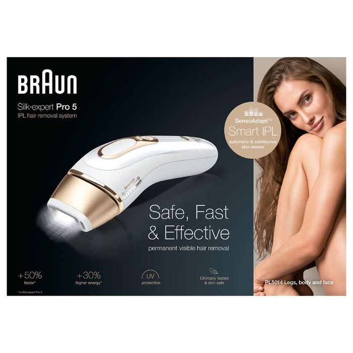 Фотоэпилятор Braun Silk-expert IPL Pro 5 PL5014 - купить с доставкой по выгодным ценам в ...