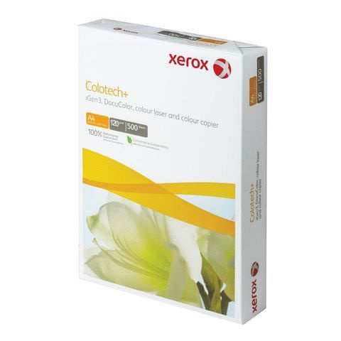 Бумага Xerox COLOTECH PLUS, А4, 120 грамм/метр2, 500 листов, для ...