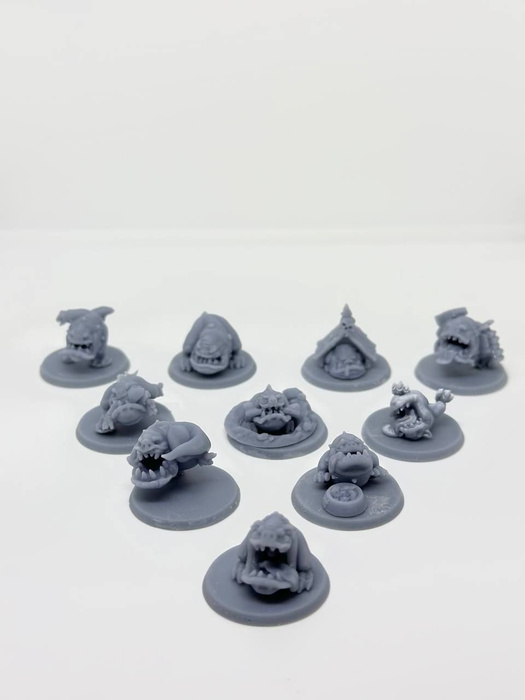 Набор миниатюр Сквиги из Warhammer 40k Squigs Squad 10шт. - купить с ...