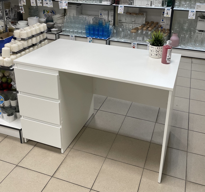 Письменный стол IKEA стол KASTOR с ящиками, 116х65х75 см - купить по ...