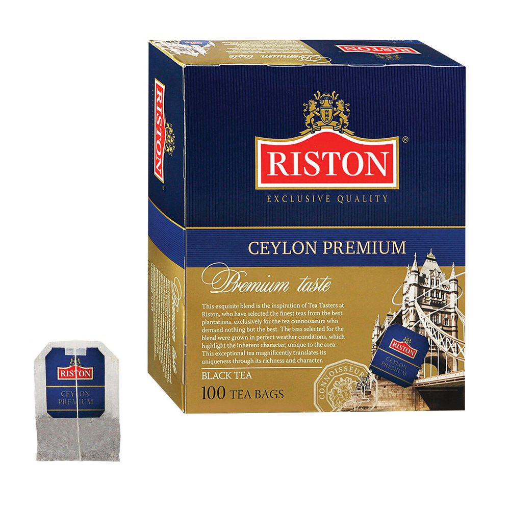 Чай черный Riston Ceylon Premium 100 пакетов - купить с доставкой по ...