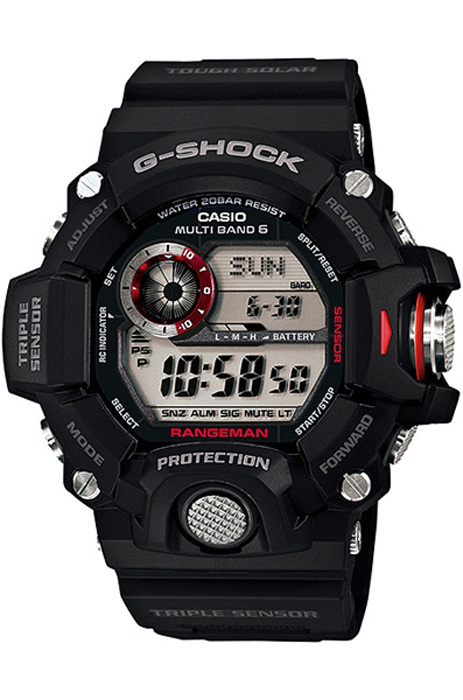 Противоударные мужские часы на солнечной батарее Casio G-Shock GW-9400 ...