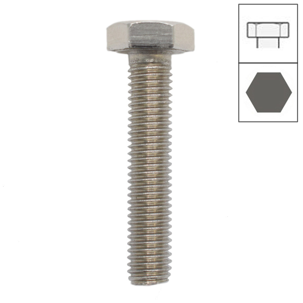 Болт M6 x , головка: Шестигранная, 4 шт - купить по выгодной цене в интернет-магазине OZON ...