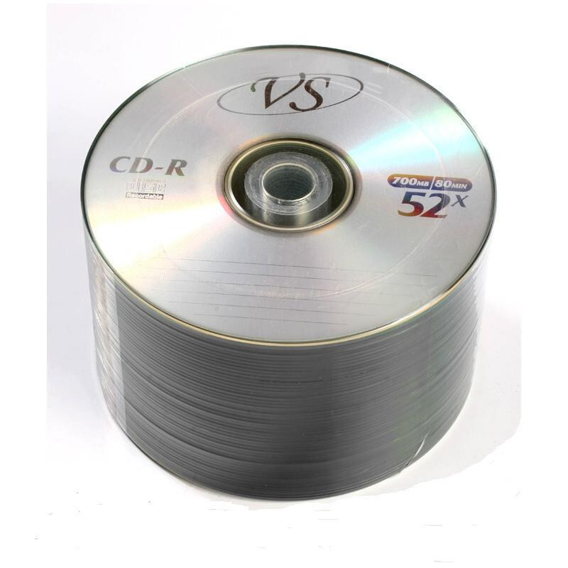 Cd-r диски VS, 50 шт, VSCDRB5003, Bulk - купить с доставкой по выгодным ...