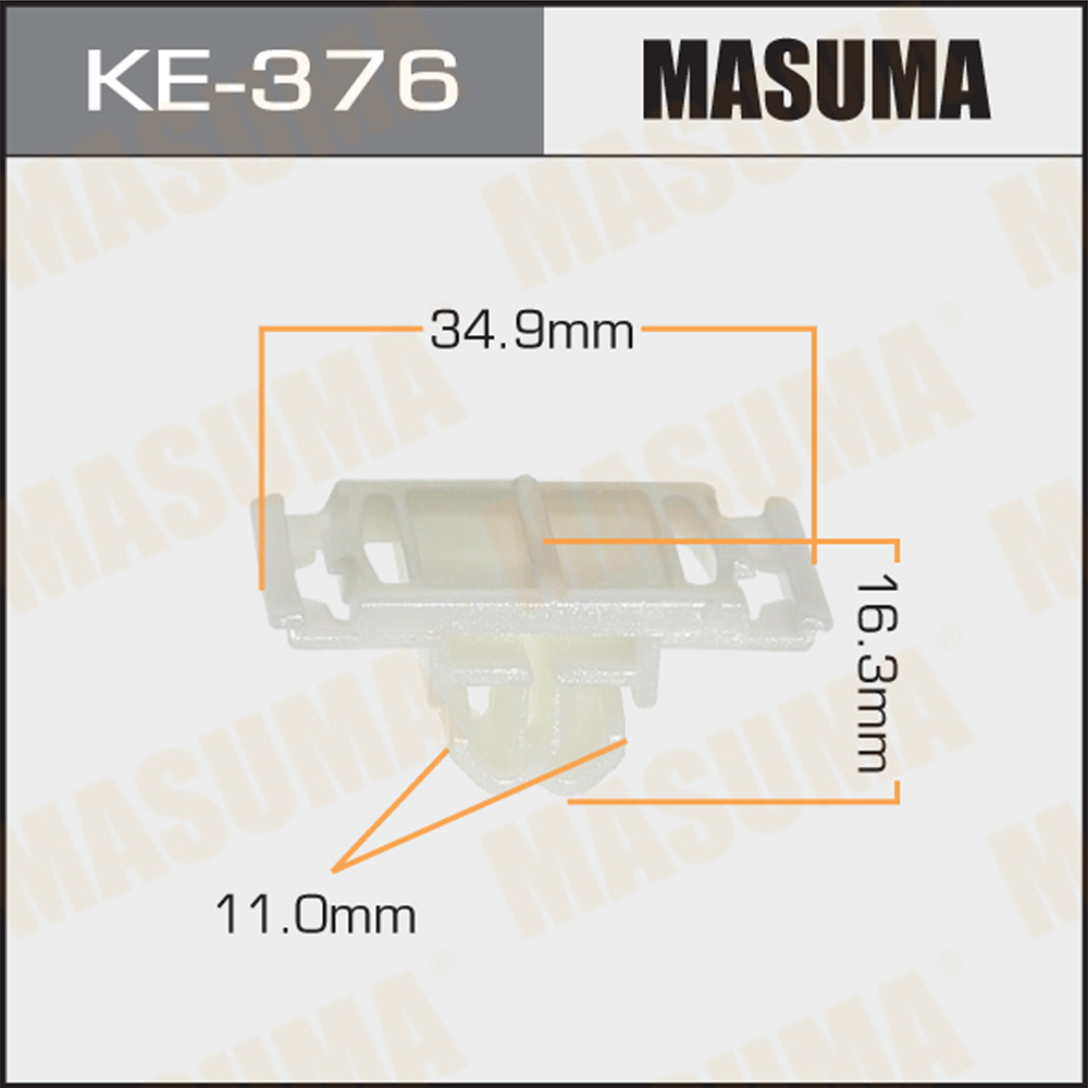 Клипса MASUMA KE-376 - Masuma арт. KE376 - купить по выгодной цене в интернет-магазине OZON ...
