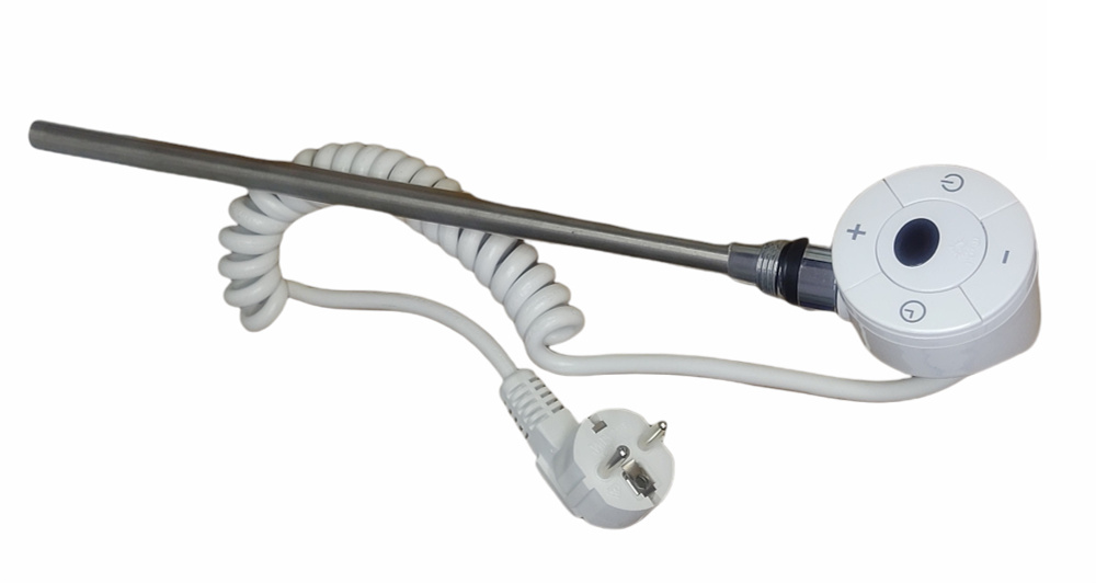 ТЭН с терморегулятором для полотенцесушителя с дисплеем и таймером ...