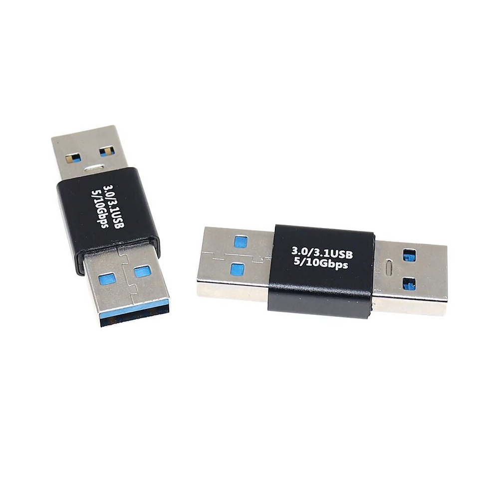 Переходник / Адаптер / Соединитель USB 3.0 / USB to USB / USB A (папа ...
