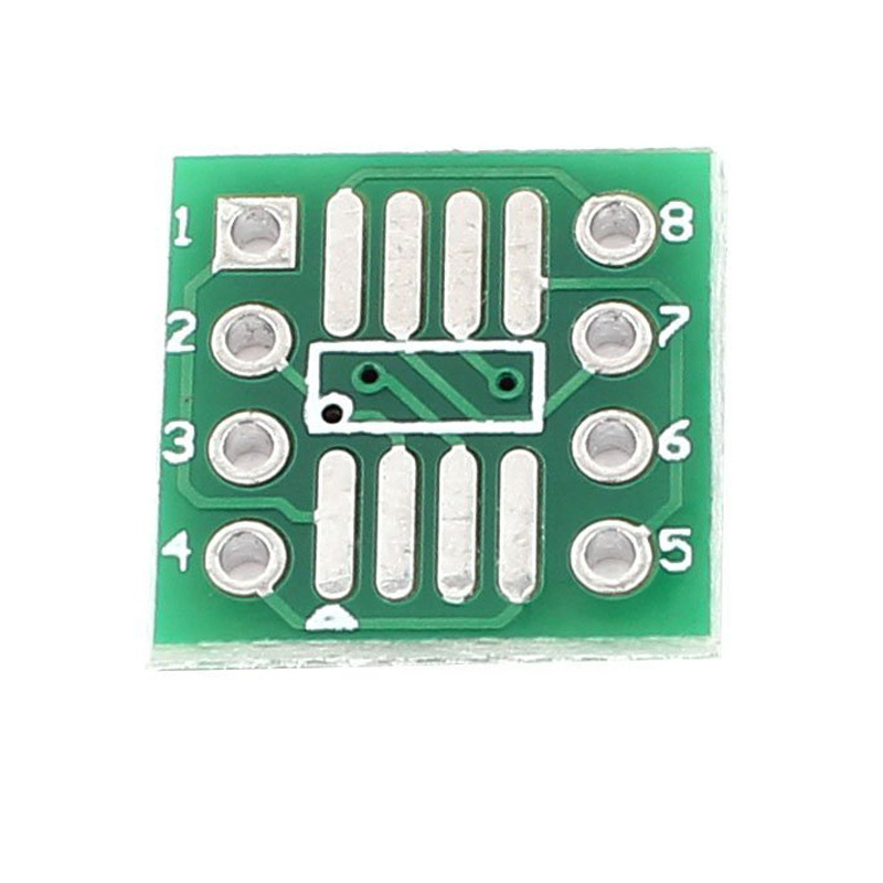 50 шт. SOP8 SSOP8 TSSOP8 SMD к адаптеру DIP8 0,65/1,27 мм печатная ...