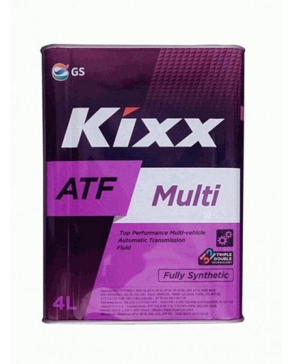 Масло трансмиссионное Kixx ATF Multi, 4 л - купить по выгодной цене в ...