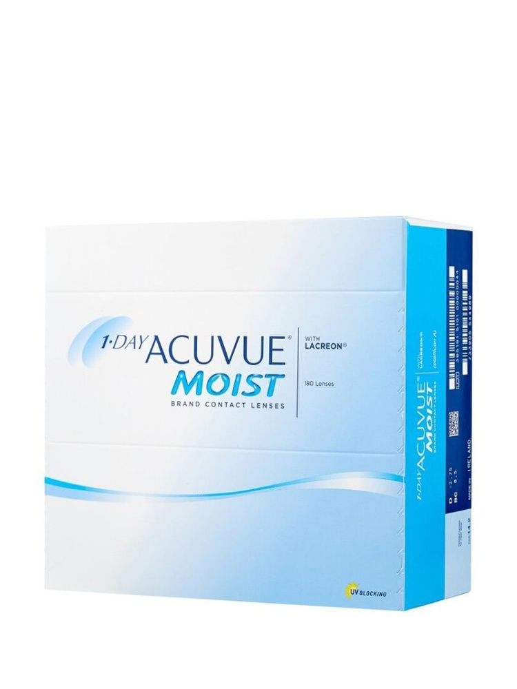 ACUVUE 1-Day Moist (180 линз) -4.75 R 8.5 - купить с доставкой по ...