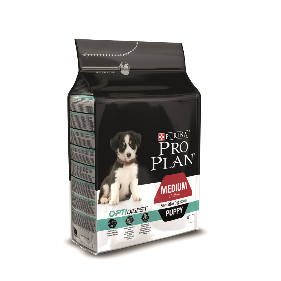 PRO PLAN для щенков сухой 1,5кг Puppy Medium Sensitive Digestion ...
