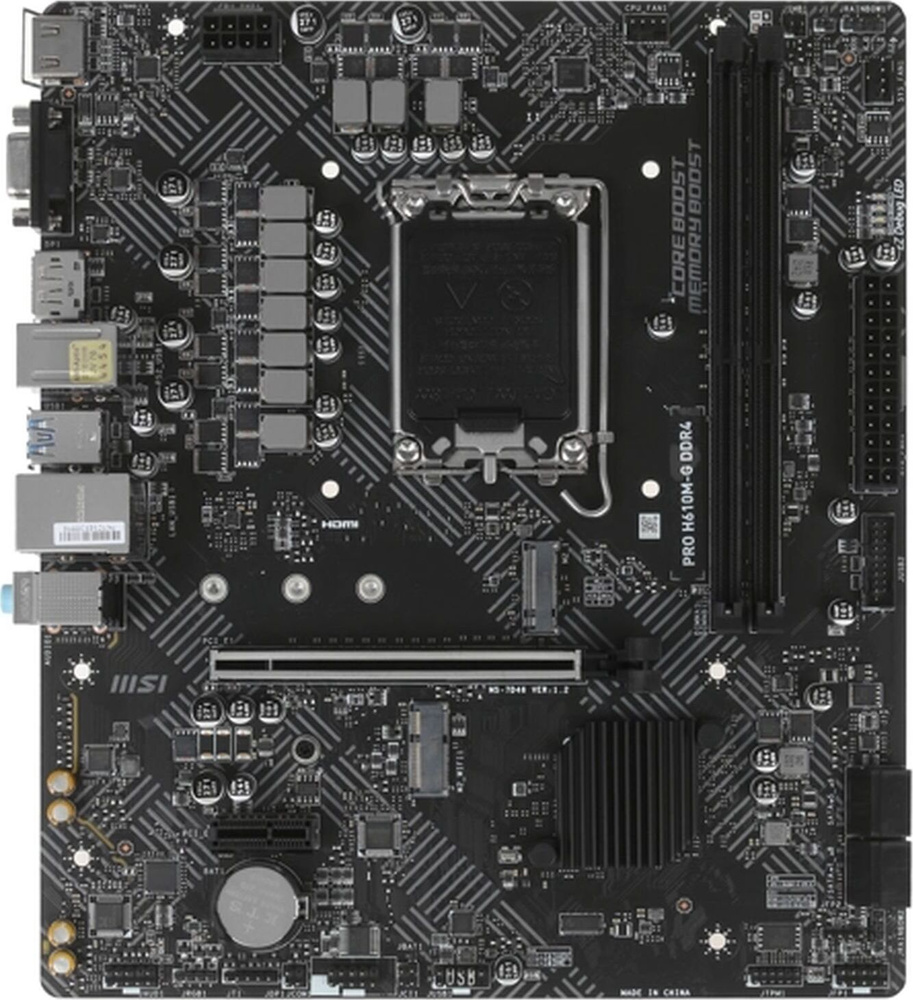Материнская плата MSI PRO H610M-G DDR4 купить по низкой цене с ...