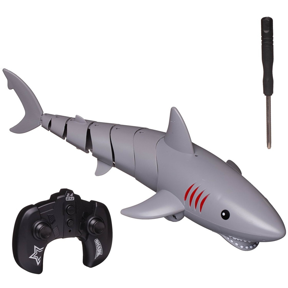 Робот Junfa Пультовод Акула ПЛАВАЕТ на р/у, руссиф. ZY1124404 - купить с доставкой по выгодным ...