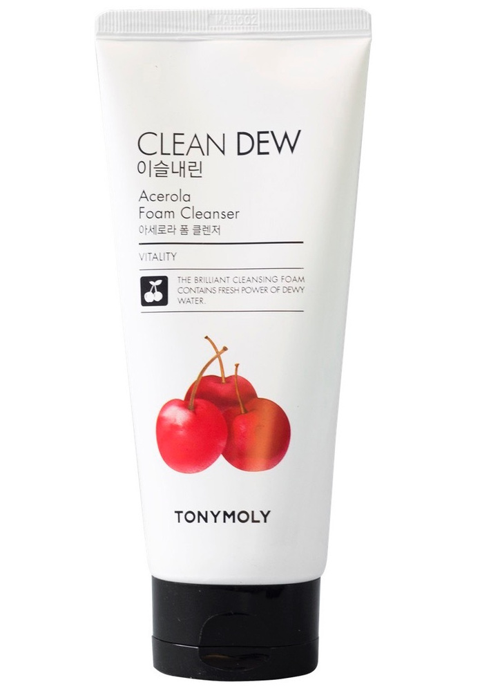 Tony Moly Очищающая пенка для умывания с экстрактом ацелоры CLEAN DEW ...