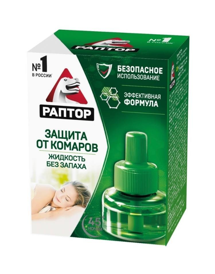 Раптор жидкость для фумигатора 45 ночей - купить с доставкой по ...