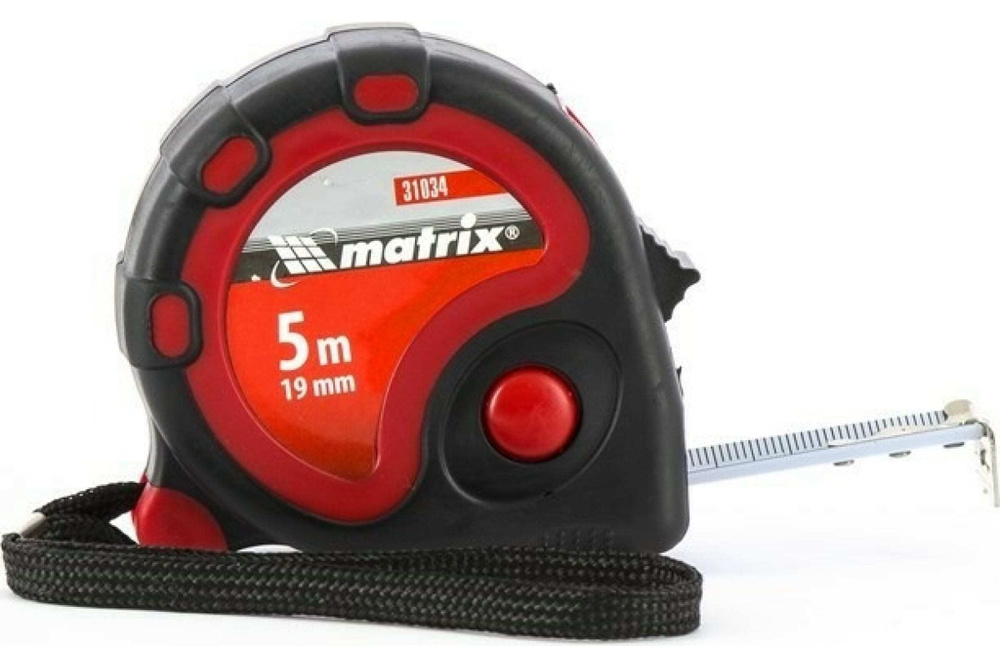 Измерительная рулетка Matrix 5 м х 19 мм купить по низкой цене с ...
