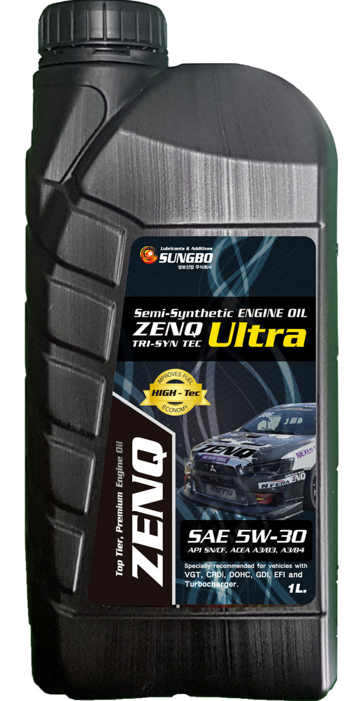 Масло моторное ZENQ 5W-30 Полусинтетическое - купить в интернет ...
