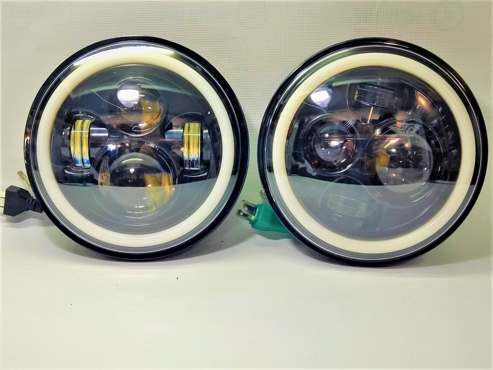 Оптика фары светодиодная линзованная 7 дюймов .Пара Урал.Иж.Днепр,Минск ...