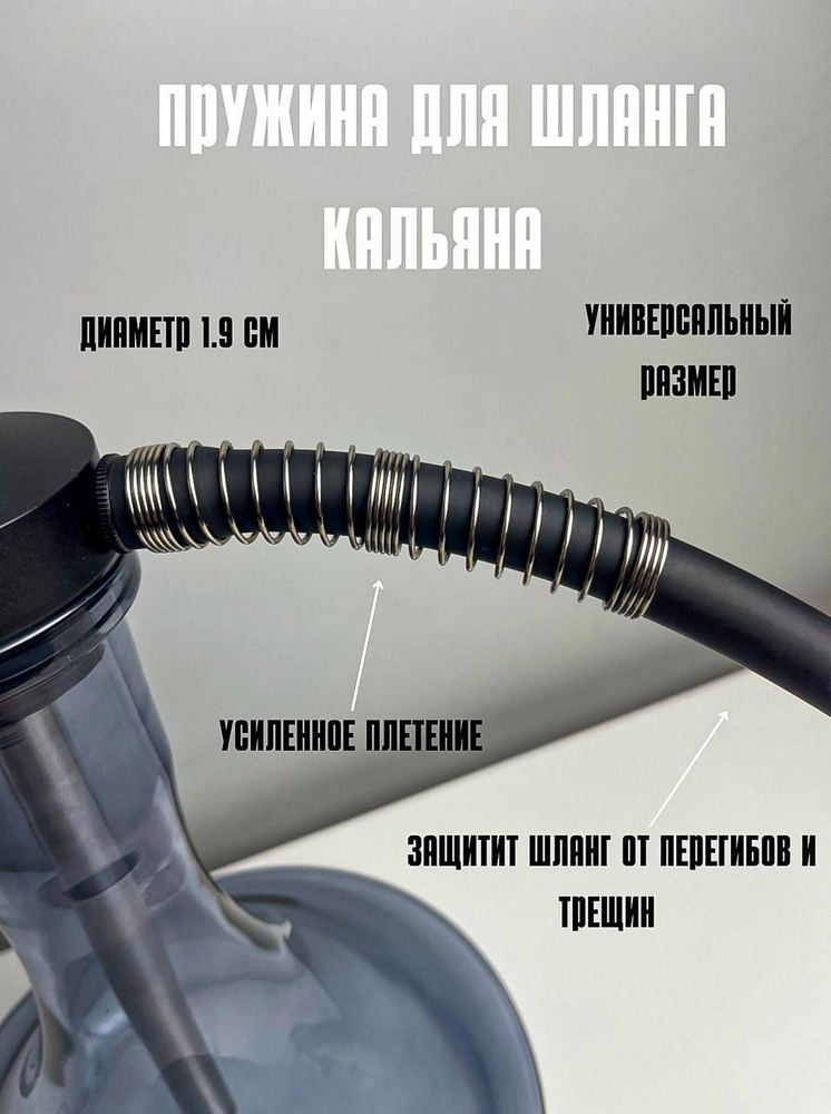 Пружина для шланга кальяна, серебристый цвет купить на OZON по низкой ...