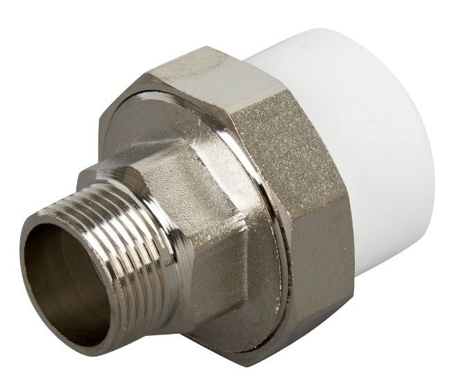 Муфта комбинированная разъемная (американка) наружная резьба d32х3/4 ...