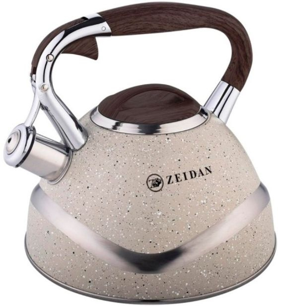 Чайник со свистком ZEIDAN Z-4369, бежевый - купить с доставкой по ...