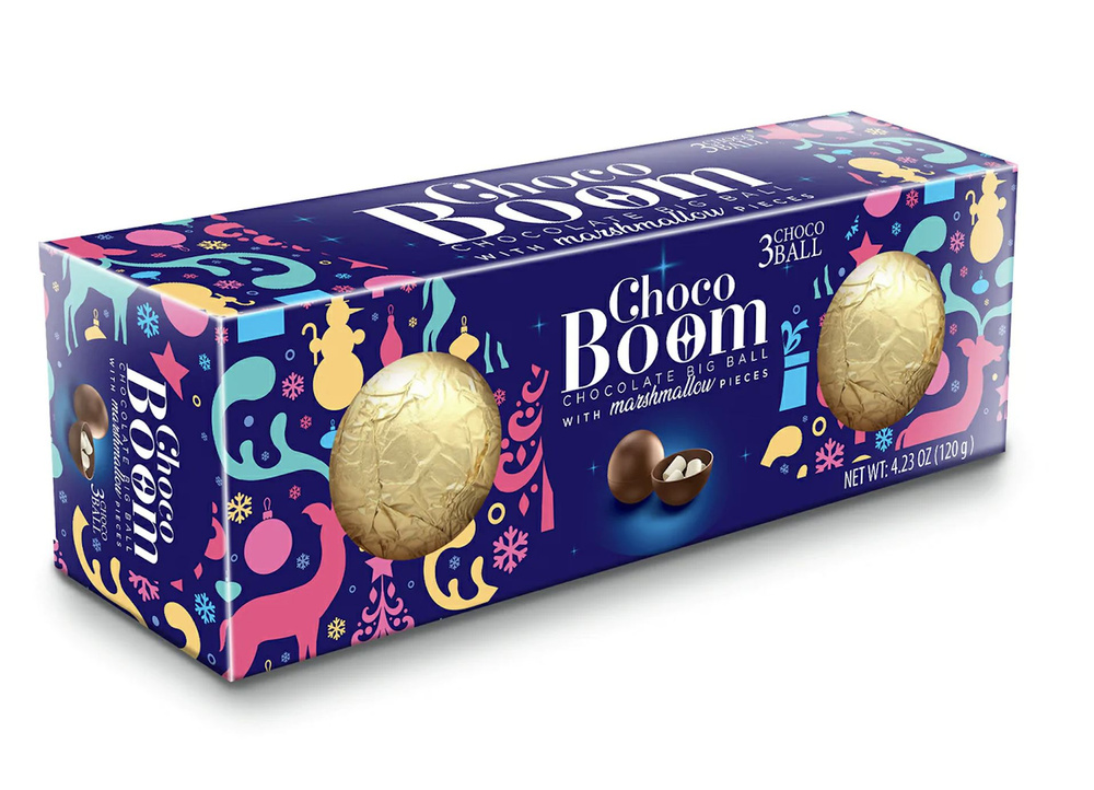 Шоколадные бомбы Choco Boom с маршмэллоу, 120 г 1 упаковка - купить с ...
