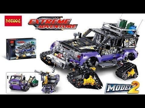 Конструктор DECOOL 3372 Экстремальные приключения 2-в-1 - купить с доставкой по выгодным ценам в ...