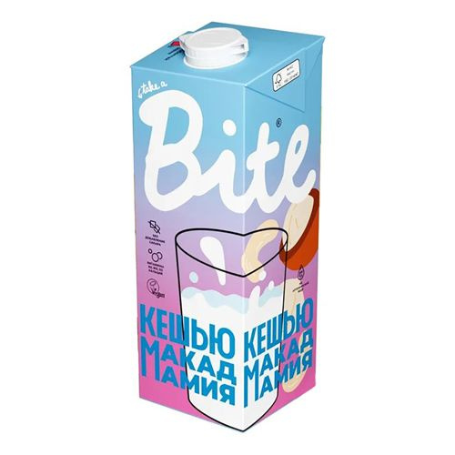 Растительный напиток Take a Bite Кешью-Макадамия без сахара, без ...
