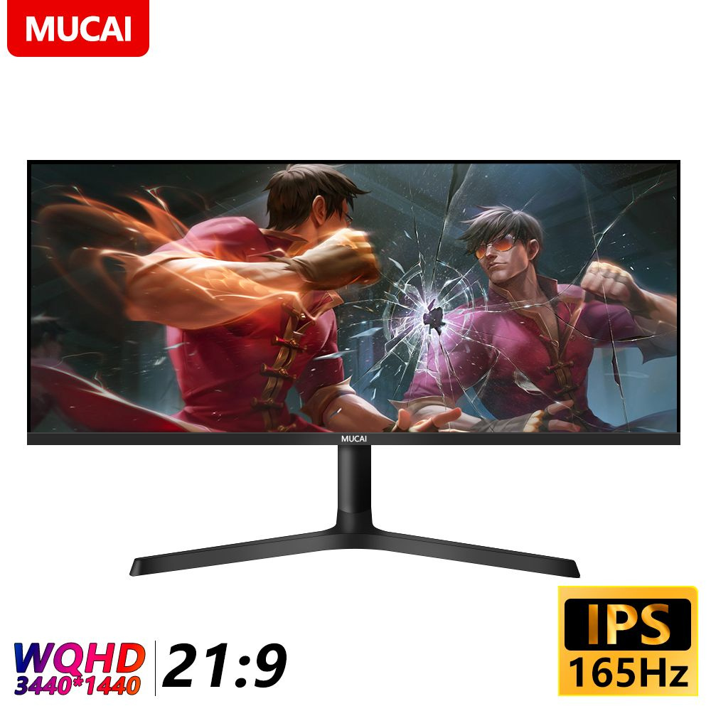 Монитор Mucai Z34165 34" - купить по выгодной цене в интернет-магазине OZON (876519369)