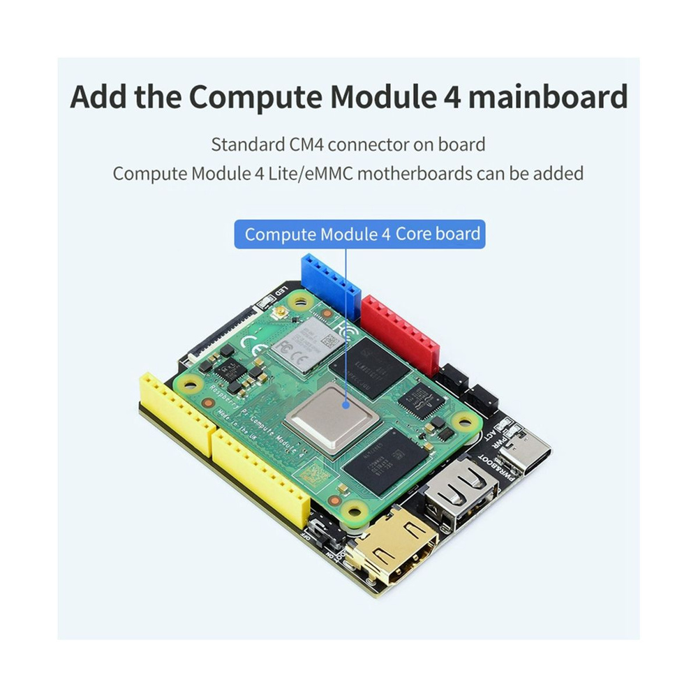 Плата расширения Waveshare Cm4 Duino совместимая с Raspberry Pi Base M 2 купить с доставкой