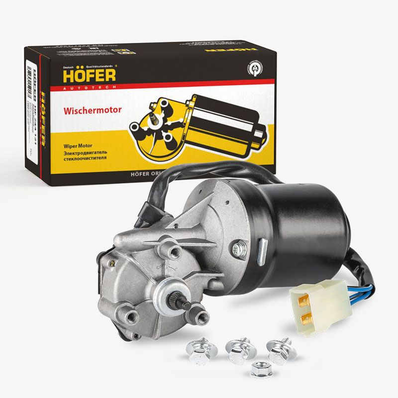 Мотор-редуктор стеклоочистителя HOFER HF744121 ВАЗ 2103 2104 2105 2107 ...