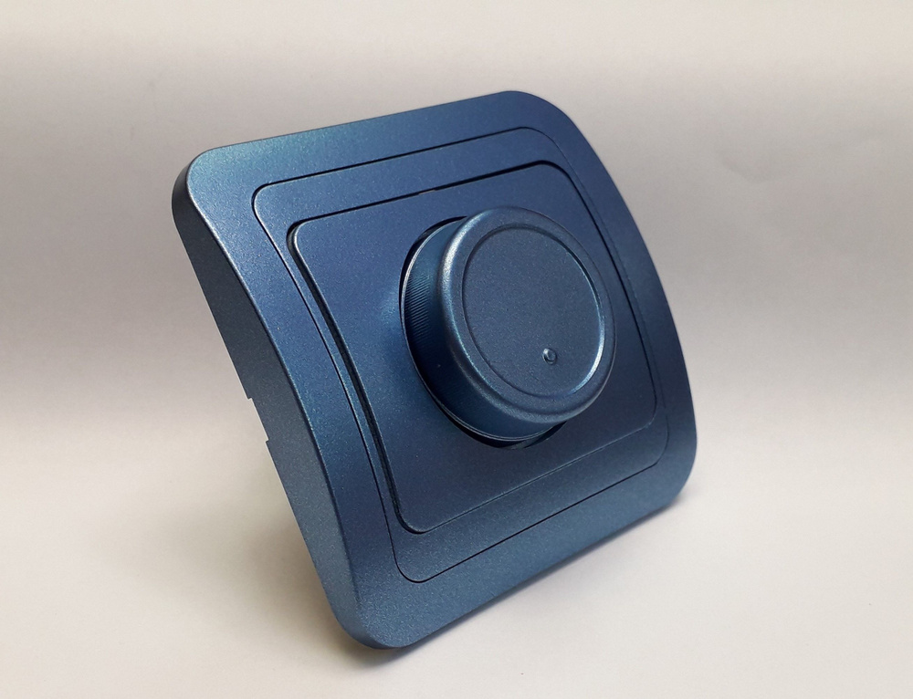 Диммер Makel, Mimoza 600W с подсветкой, синий - купить с доставкой по выгодным ценам в интернет ...