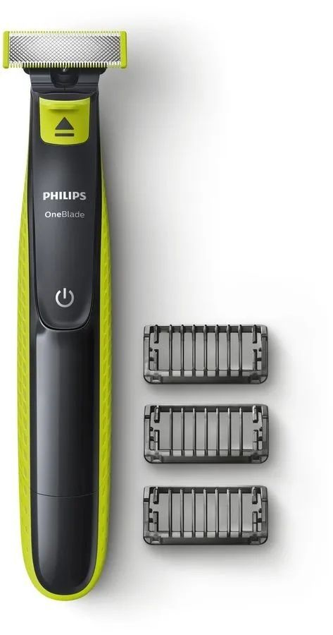 Купить триммер Триммер Philips OneBlade QP2520/20 черный/салатовый по ...