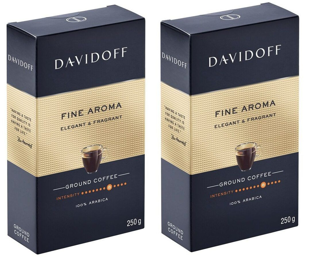 Davidoff Fine Aroma кофе молотый 250г в/у (упаковка 2 шт) - купить с ...
