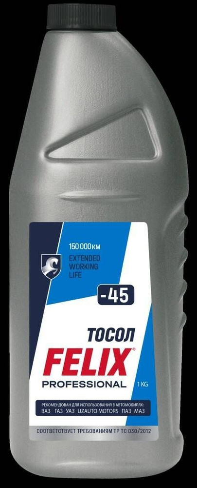 Антифриз FELIX Тосол А-45М Дзержинск 1 л купить по выгодной цене в ...