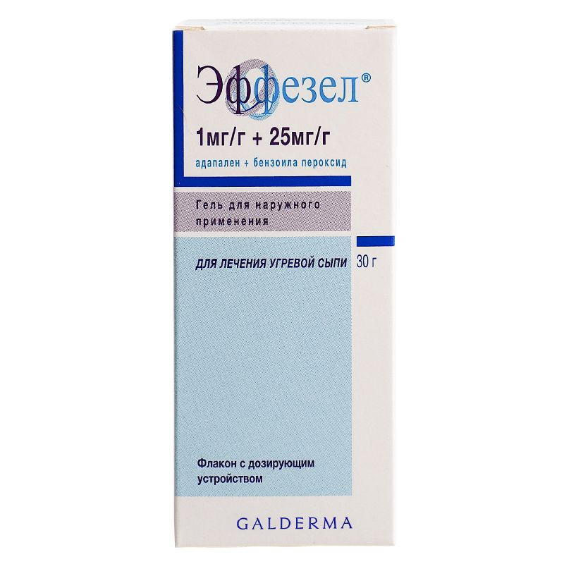 Эффезел, гель 1 мг/г+25 мг/г, 30 г — купить в интернет-аптеке OZON ...