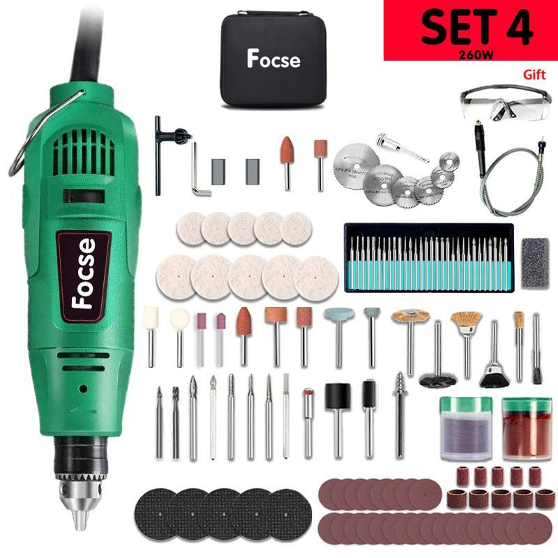 Высокомощный гравер, электрическая дрель, Гравировальный инструмент, 260 Вт, станок с гибким ...