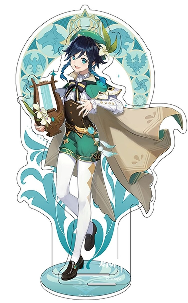 Акриловая фигурка Genshin Impact Monstadt Characters Standee Венти ...