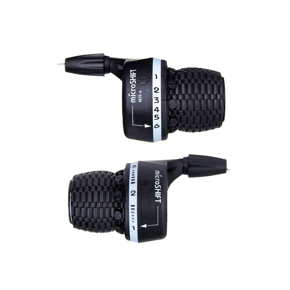 Шифтер (манетка) комплект Microshift MS-25, 3х6 скоростей, 3 friction/6 ...