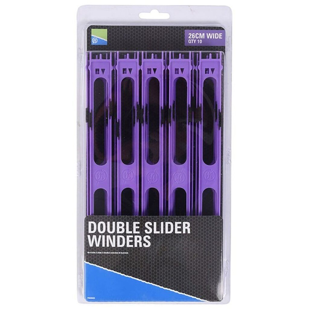 Мотовила для поводков Preston Double Slider Winders 26см Wide Purple ...