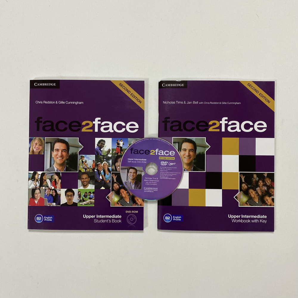 Face2Face Upper-intermediate, Student's Book, Workbook + CD ( учебник, раб.тетрадь и диск ...