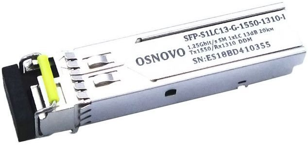 OSNOVO Трансивер SFP-S1SC12-G-1550-1310-I - купить с доставкой по ...